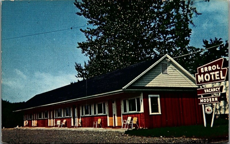 Vintage Errol New Hampshire Errol Motel Junction RTS 16 and 26 Postcard ...