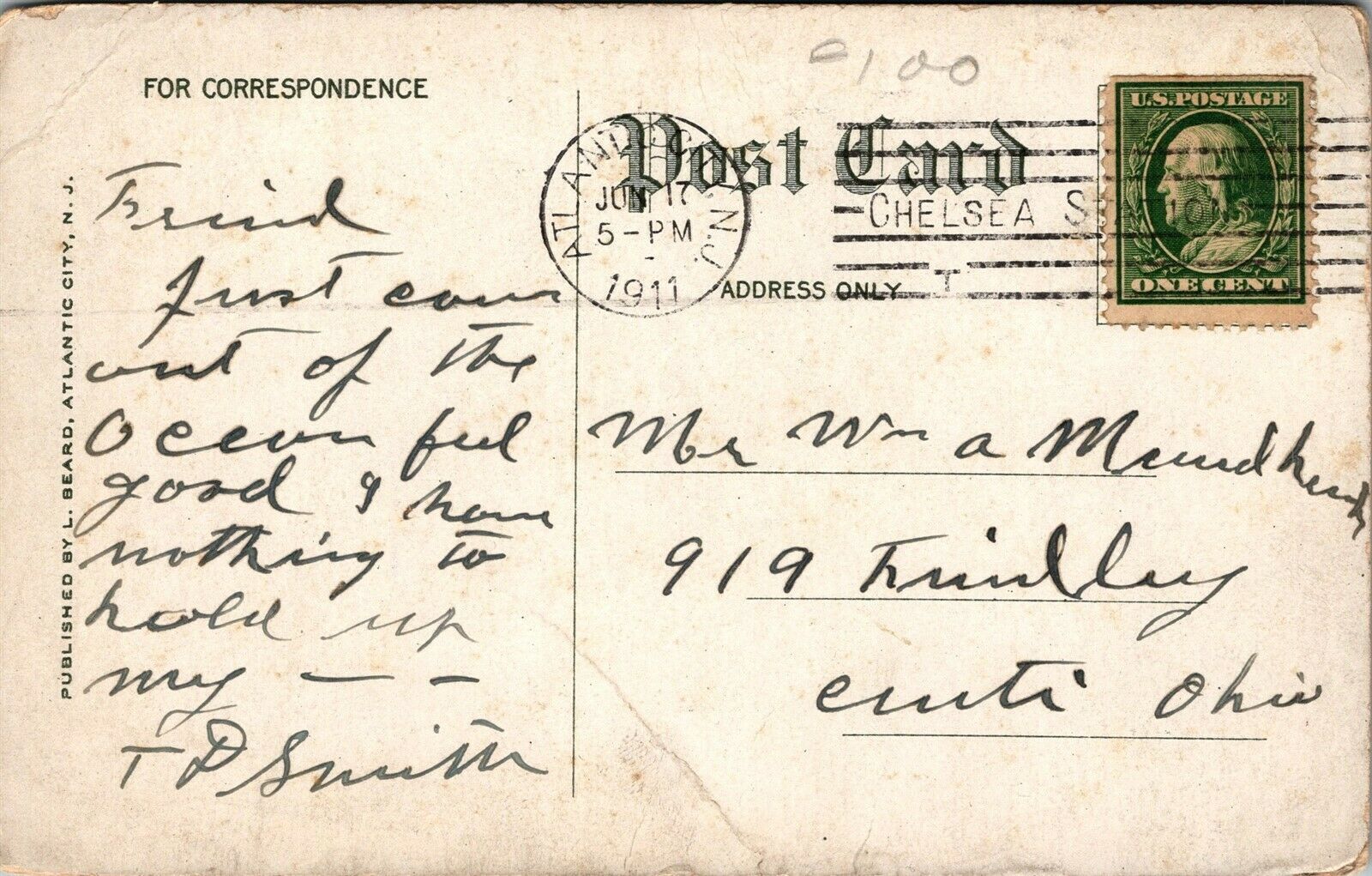 Vtg Atlantic City NJ Rolling Chair Parade on the Boardwalk 1910s ...