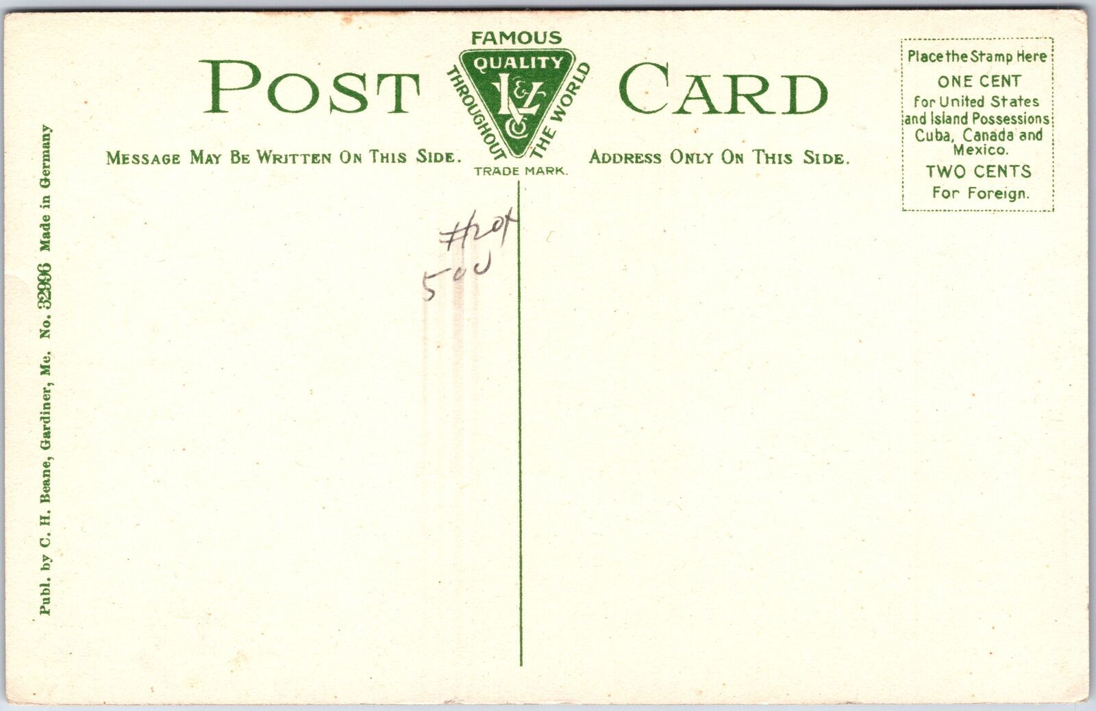 Vintage Postcard Interior View of the Oakland Mansion at Gardiner Maine ...