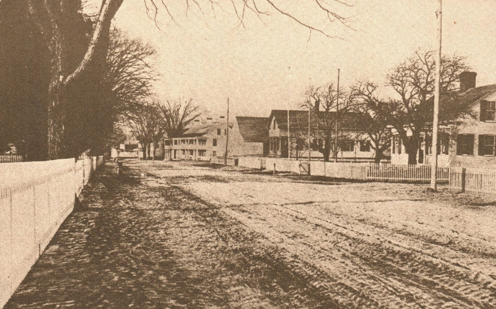 Vintage Postcard Main Street Facing Northeast Chepachet Hotel In Center ...