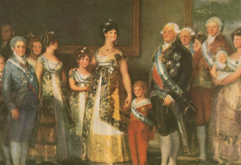 Francisco De Goya The Family Of King Charles IV Painting Postcard ...