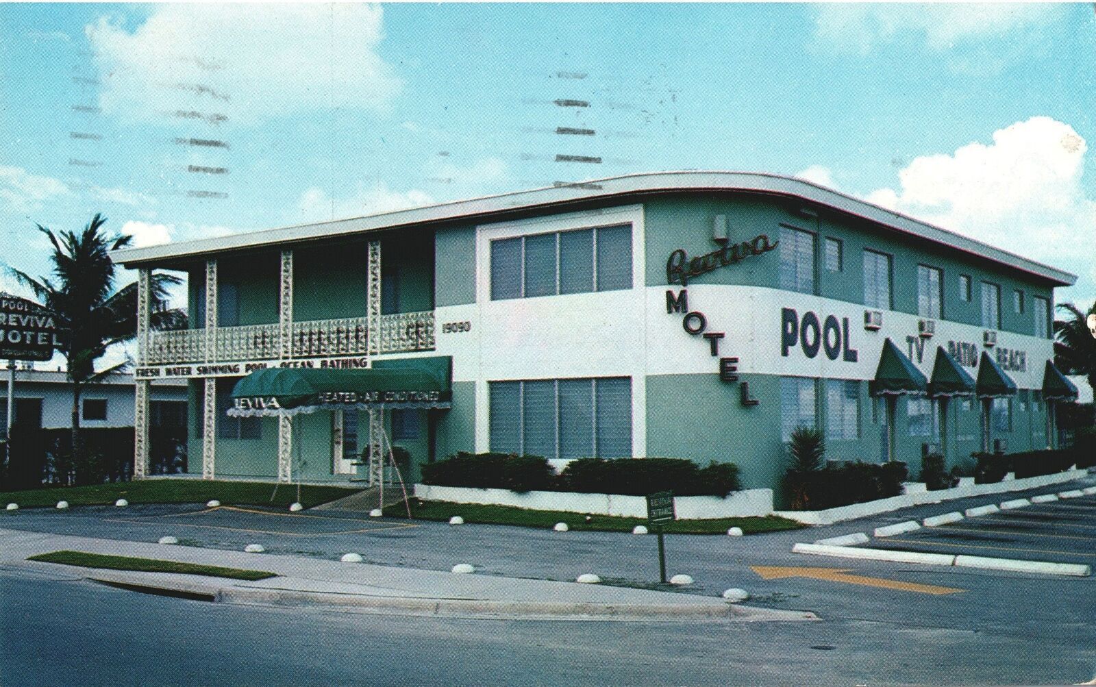 Vintage Postcard Reviva Apartments and Rooms Golden Shores Miami Beach ...