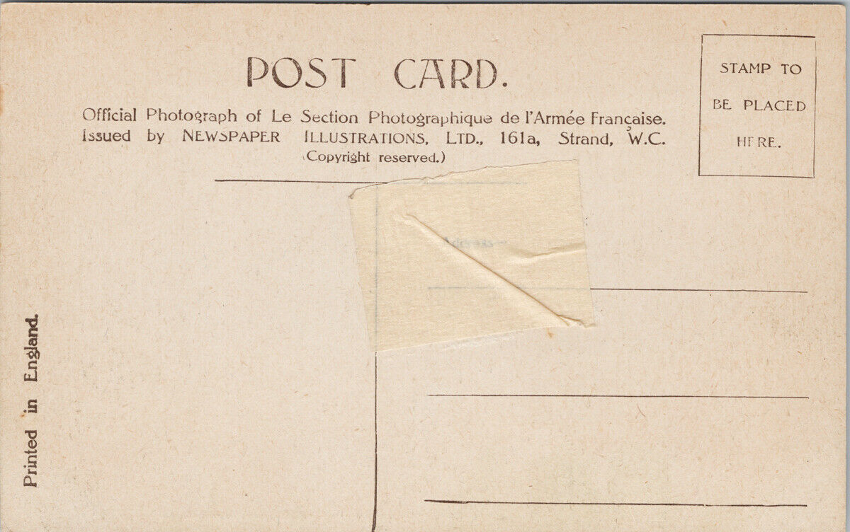 French Infantry Pushing Forward in Picardy Military Postcard G56 ...