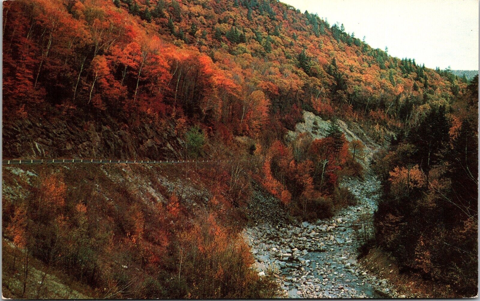 Cold River Gorge From Florida Notch Mohawk Trail Massachusetts MA ...