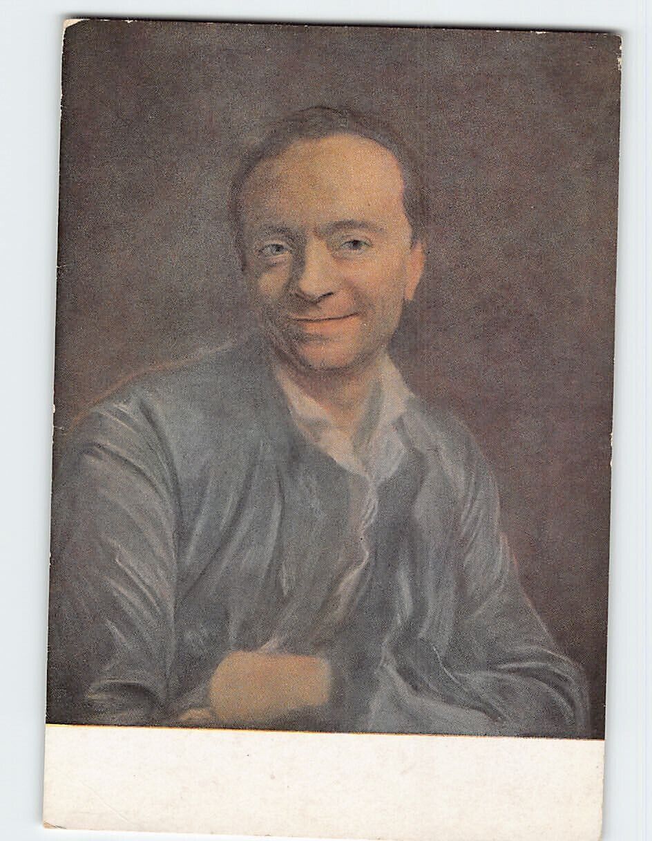 Postcard Self Portrait By M. Quentin De La Tour, Louvre Museum, Paris ...