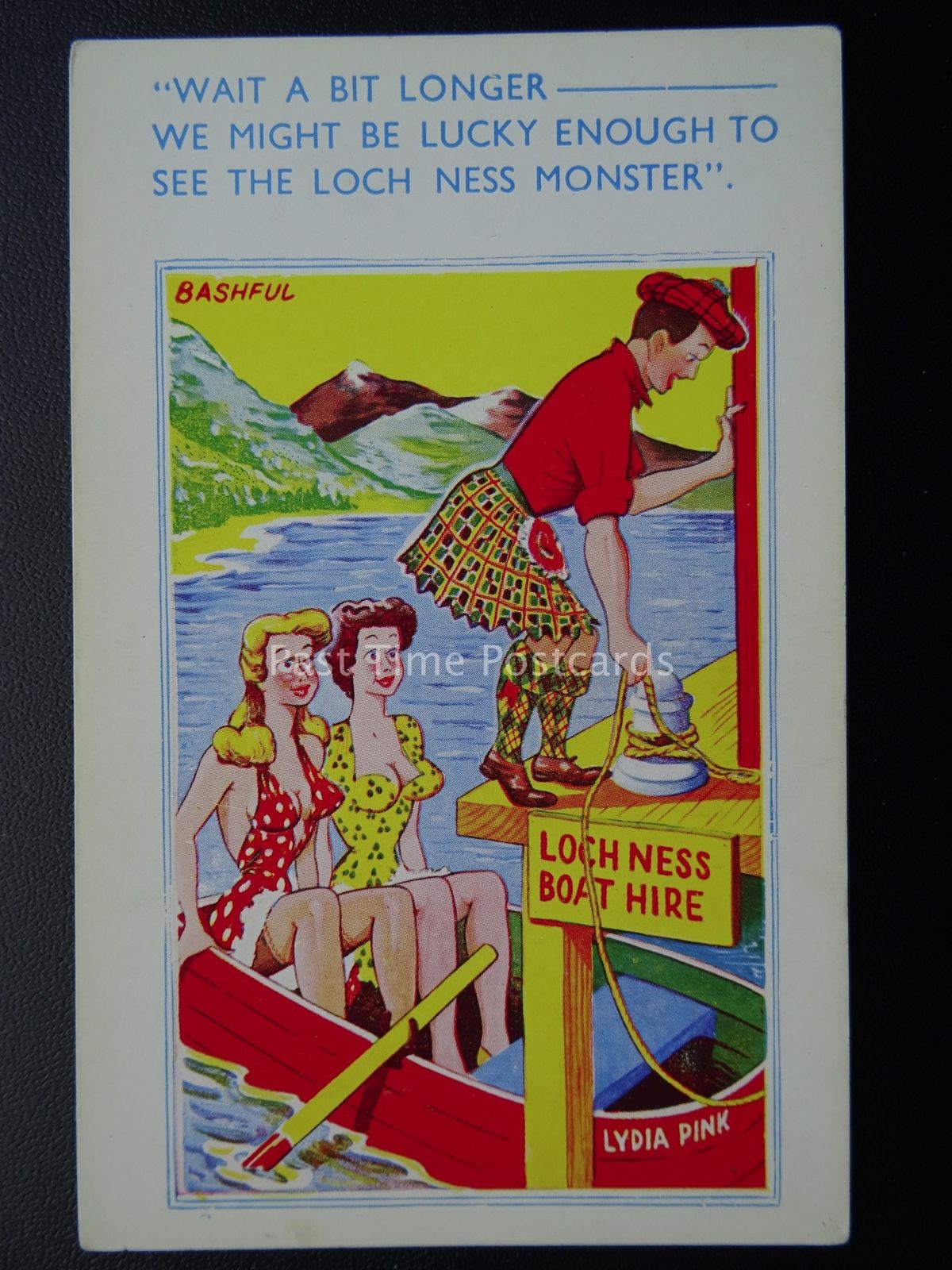 Scotland Kilt LOCH NESS MONSTER BOAT TRIP - WAIT A BIT LONGER! Comic ...