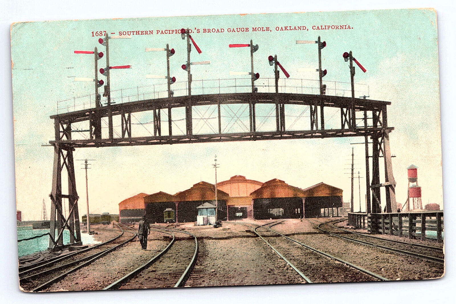 Oakland Southern Pacific Railroad Broad Gauge Mole Alameda County ...