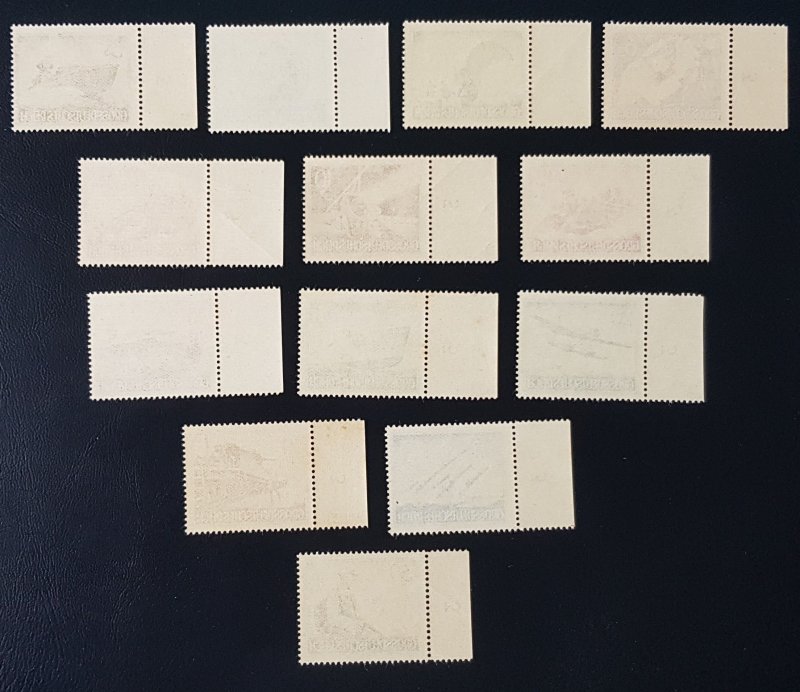 Germany Third 3rd Reich Original Stamp SET Margin 3 Armed Forces & Hero ...