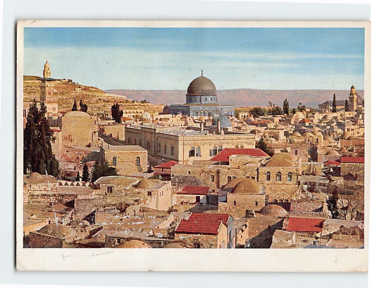 Postcard View of Jerusalem taken from Damascus Gate Jerusalem Israel ...
