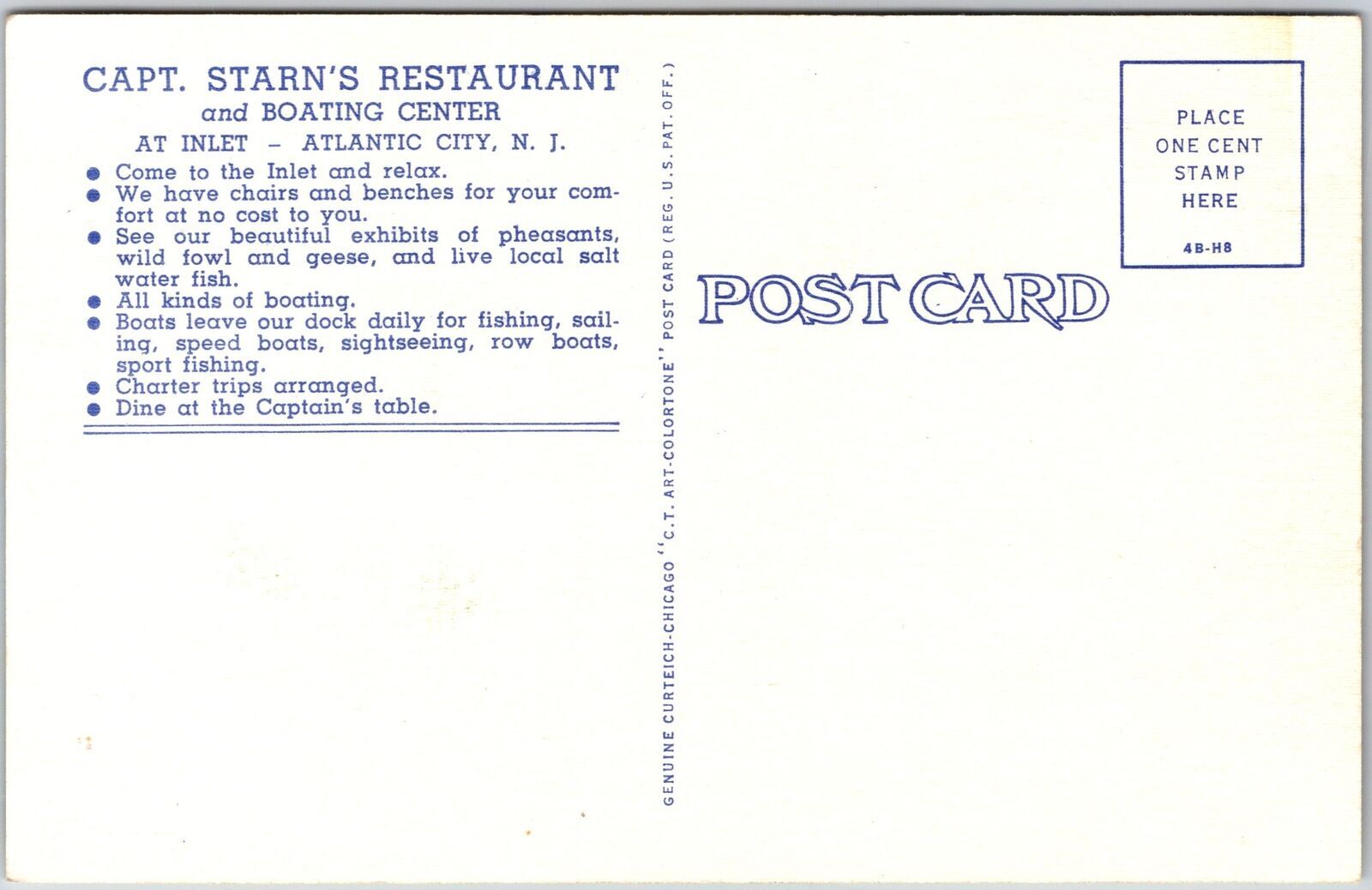 Captain Stars Restaurant And Boating Center Atlantic City New Jersey NJ ...