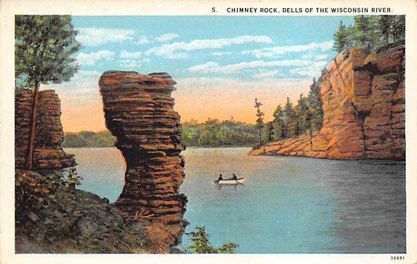 Chimney Rock Dells Of The Wisconsin River, Wisconsin WI | Topics ...