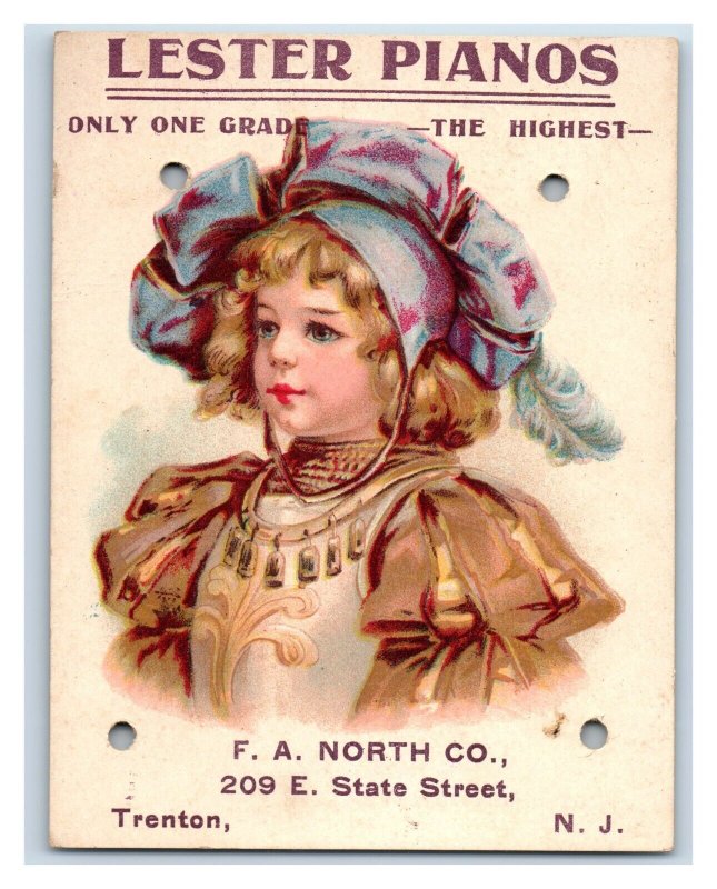 1890s Lester Grand & Upright Pianos Child Medieval Style Clothes P4 ...