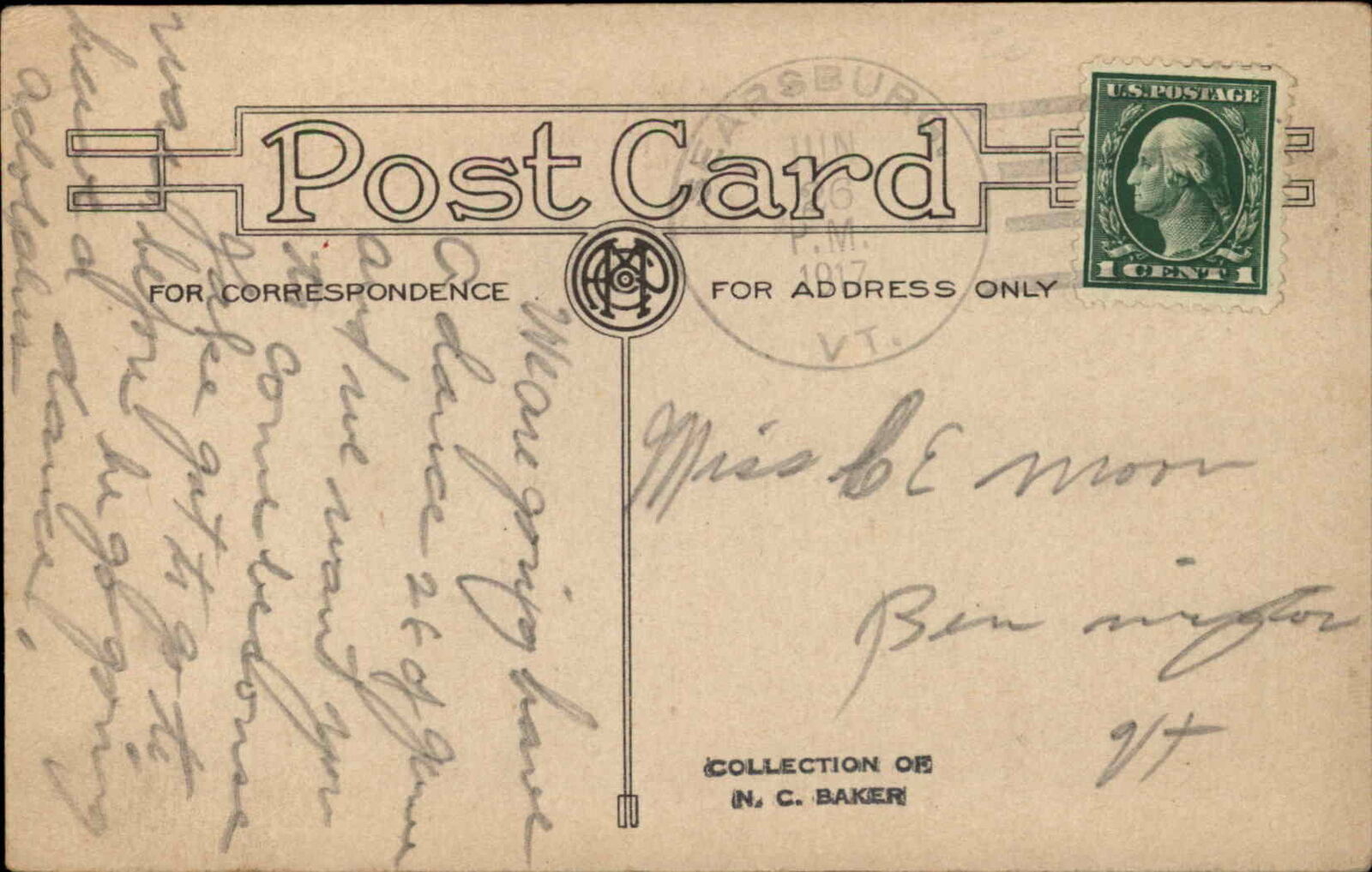 Searsburg Vermont VT Classic Car Pennant Flag c1910 Vintage Postcard ...