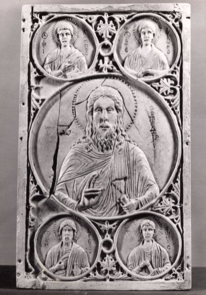 St John The Baptist Andrew Thomas Ivory Byzantine Museum Postcard ...