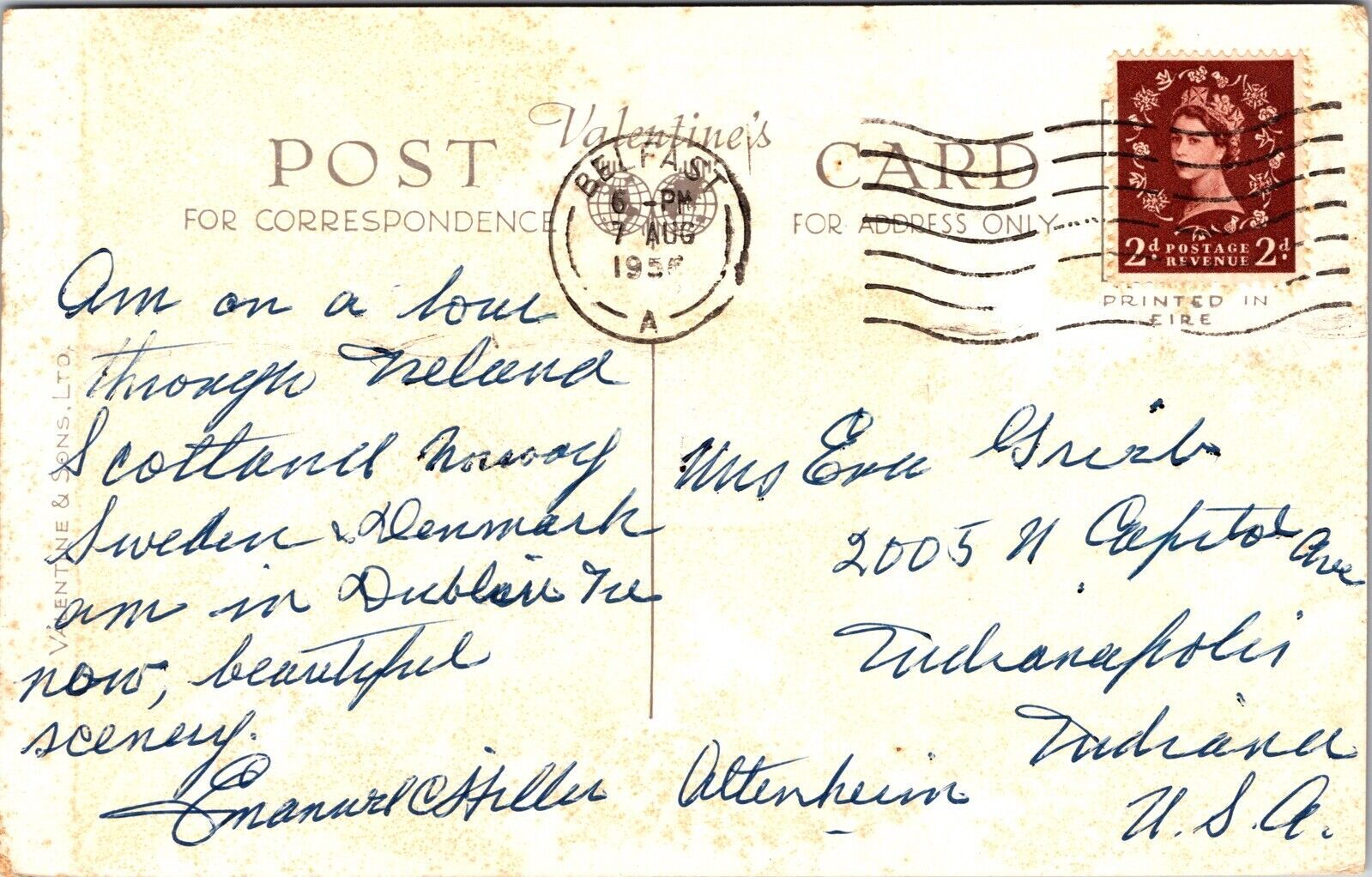 St Stephens Green Dublin Ireland Scenic Downtown Park Chrome Postcard ...