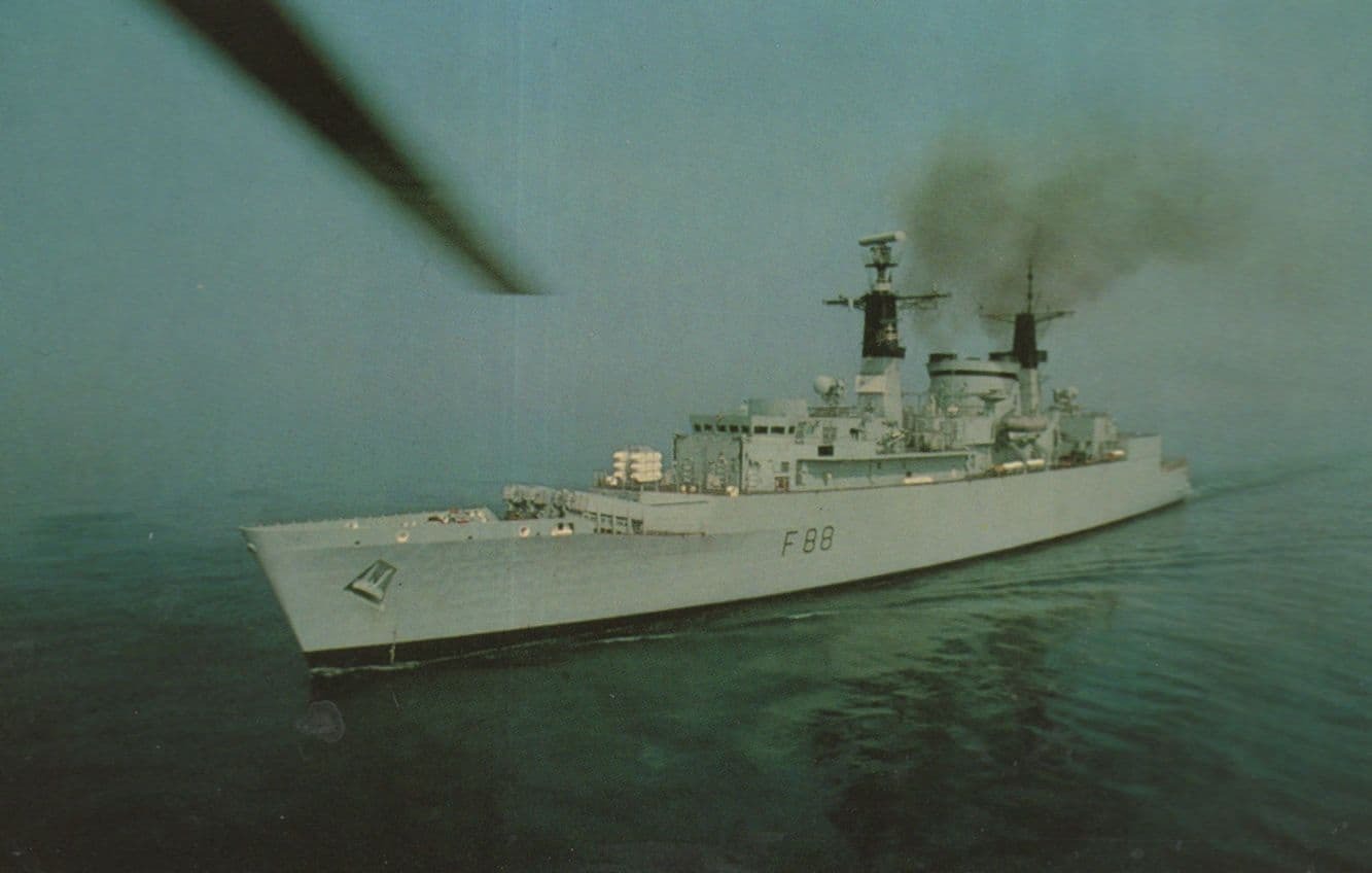 HMS Broadword Rocket Seawolf Missiles Falklands War Postcard | Topics ...