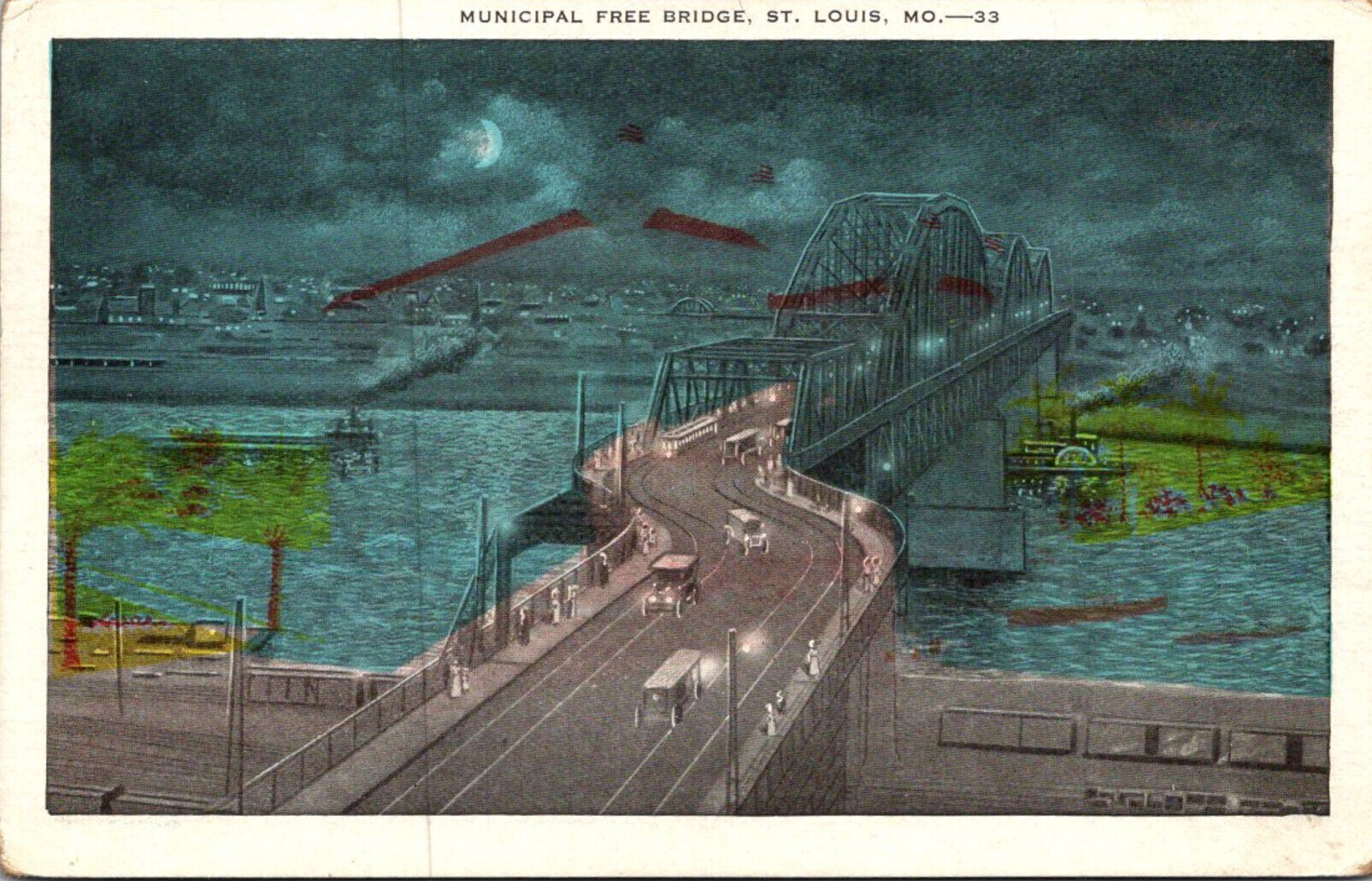 Missouri St Louis Municipal Free Bridge | United States - Missouri - St ...