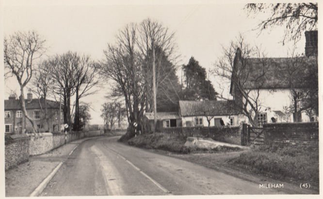 Mileham Norfolk No Speed Limit Anymore Road Signs Real Photo Postcard ...