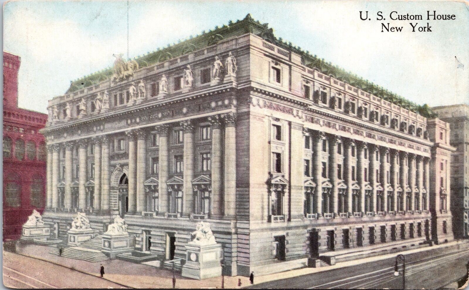Vintage Postcard United States Customs House New York City C. 1910 W303 ...
