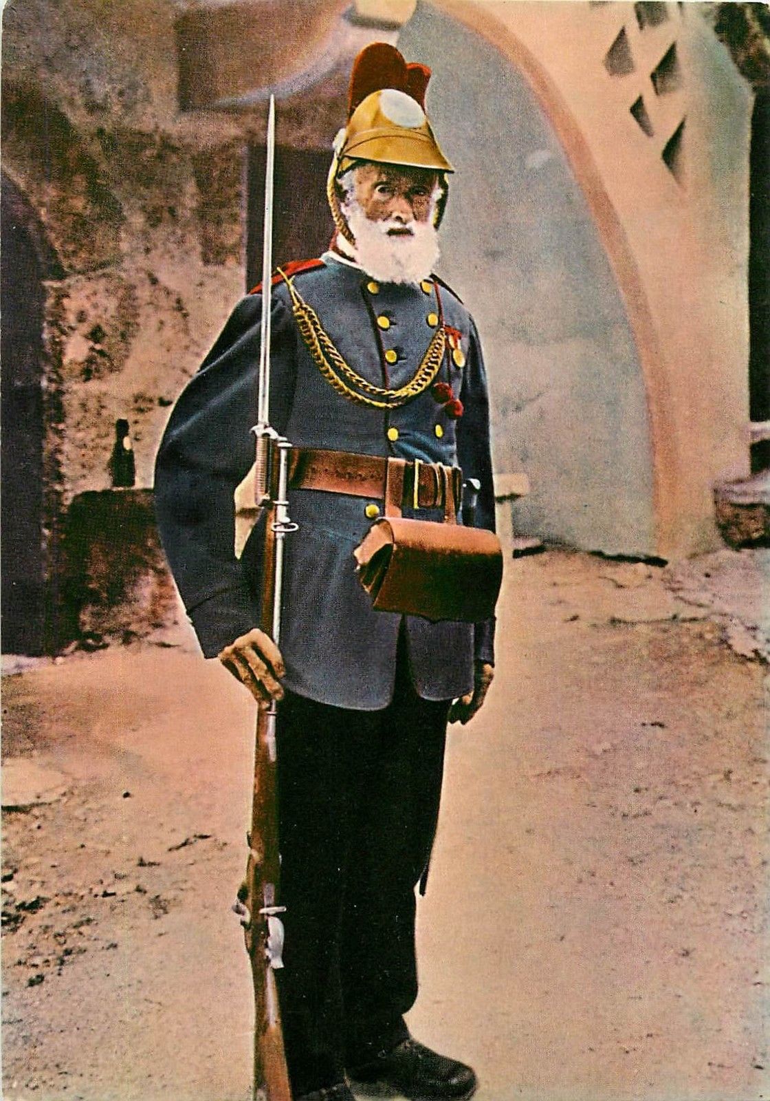 Last Soldier of Liechtenstein died 1939 aged 95 years military uniform ...