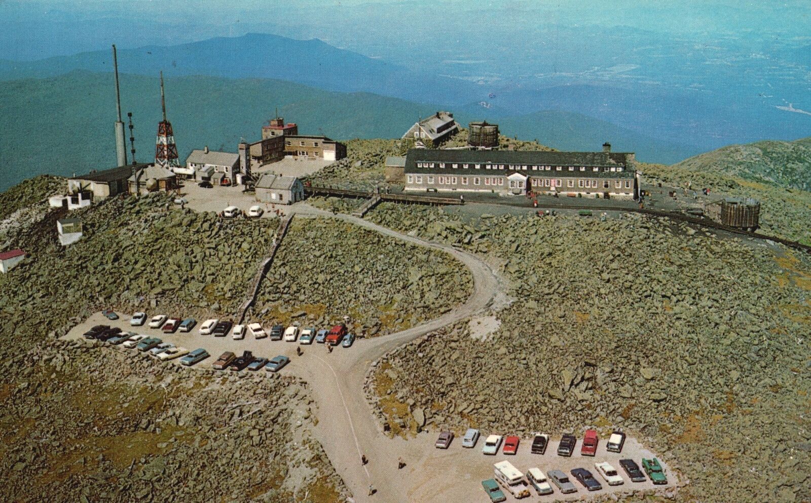 Vintage Postcard 1971 Summit House Hotel Building Mt. Washington White ...