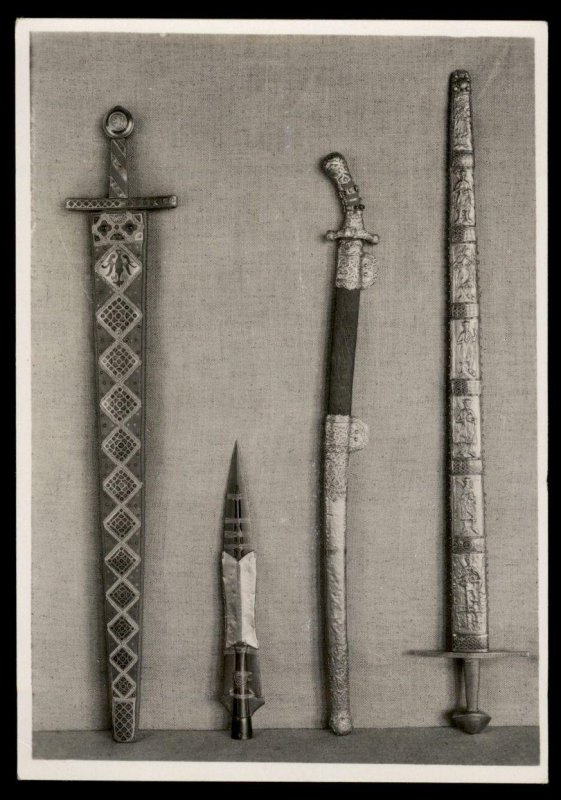 Germany 1930s Swords of the Holy Roman Empire of the German Nation Card ...