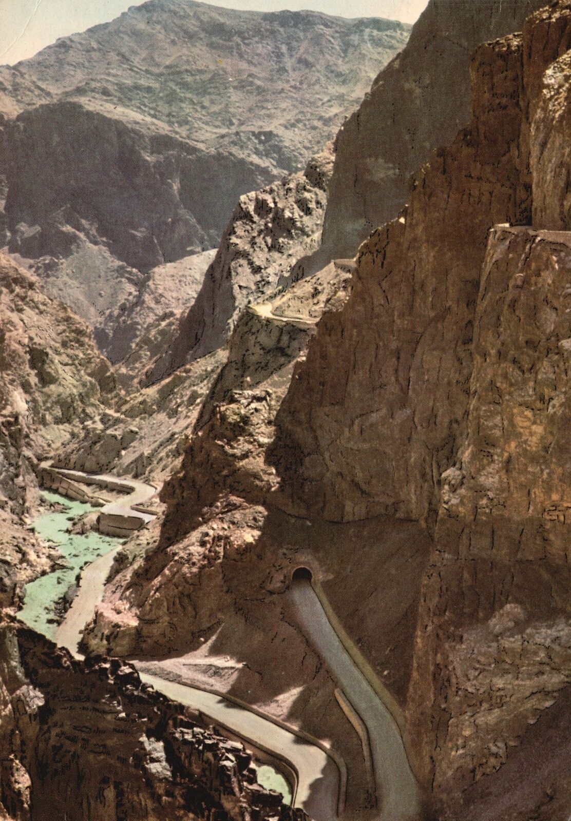 Vintage Postcard Mahipar Pass Mountain Pass Kabul & Jalalabad ...