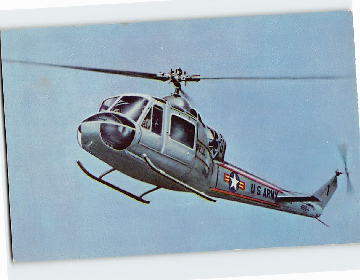 Postcard U. S. Army Iroquois Helicopter H-40, Defenders Of America ...