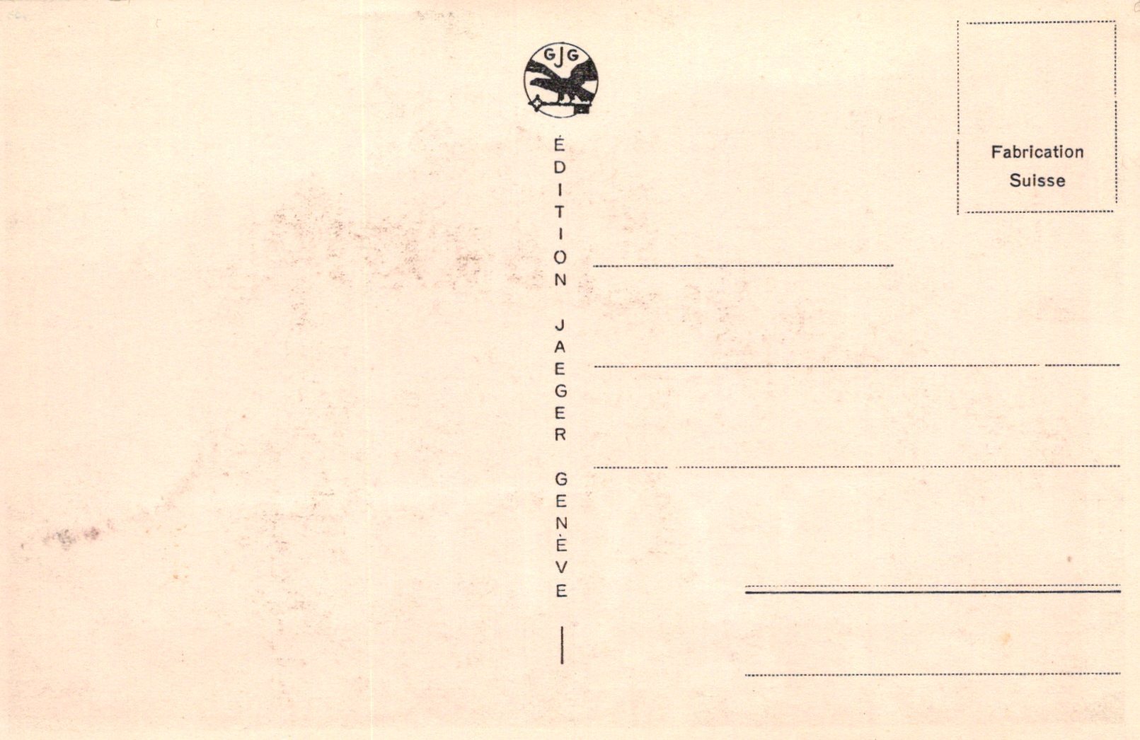 Vintage Postcard Dual View of 1920s Geneva Switzerland Mont-Blanc ...