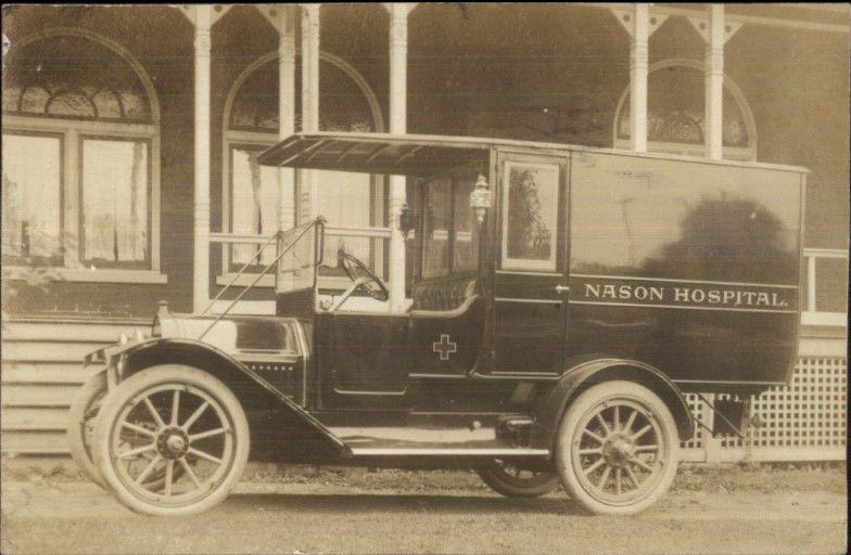 Roaring Springs PA Nason Hospital Ambulance 1913 Real Photo Postcard ...