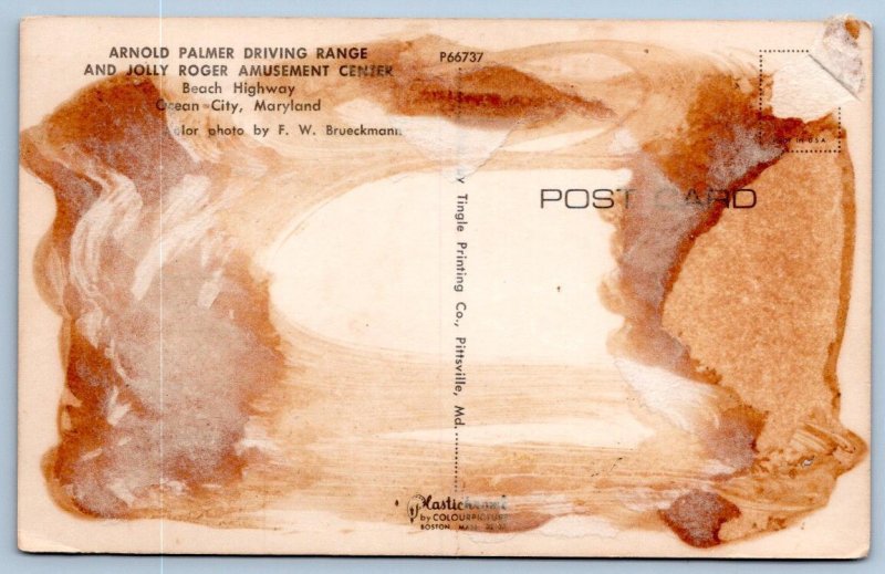 1950'S Ocean City MD Jolly Roger Amusement Park Arnold Palmer Golf ...