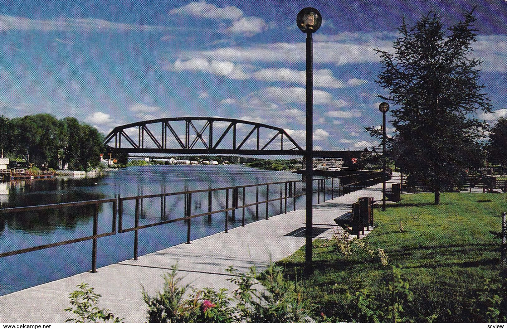 AMOS, Quebec, 1940s-Present; Park and River Scene | Canada - Quebec ...