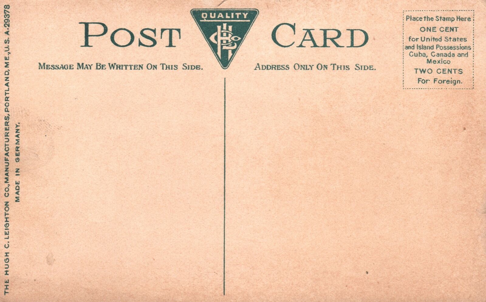 Vintage Postcard Public Library Greenfield Massachusetts MA The Hugh C ...