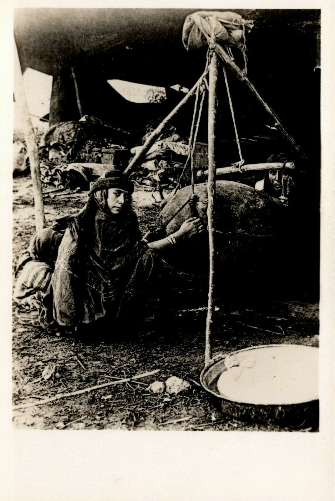 Palestine Israel Abraham's tent Genesis Land in the Judean desert RPPC ...