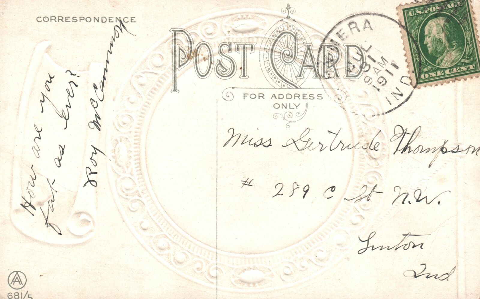 Vintage Postcard 1911 Said Fido With Open Eyes That Pail Of Milk Was ...