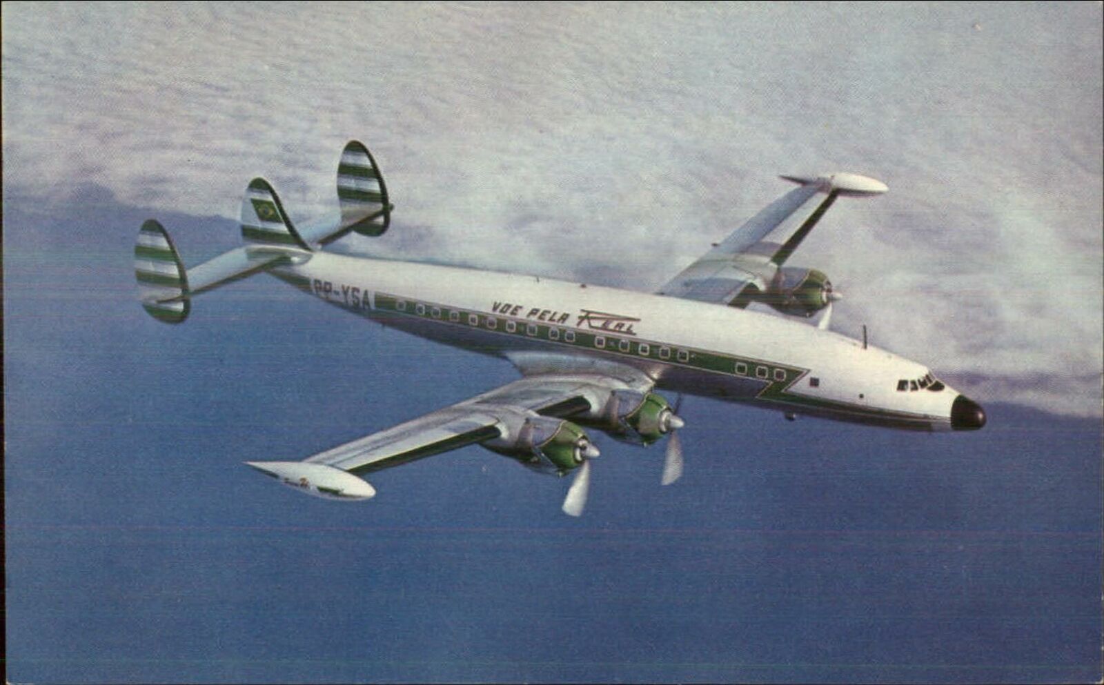 Aviation Airline Issued - VOE PELA REAL Super Constellation Airplane ...