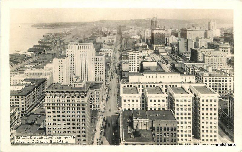 1940s Seattle Washington LC Smith Building RRPC Real Photo postcard ...
