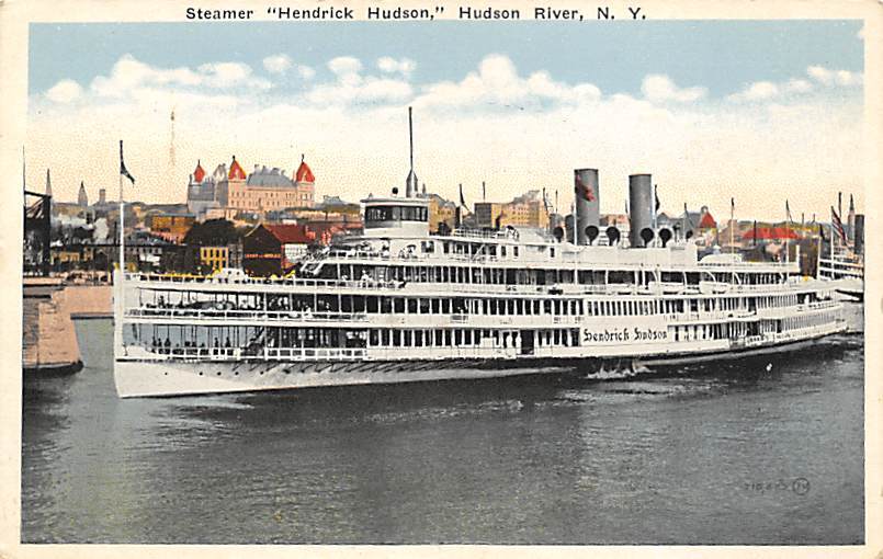 Hendrick Hudson River Steamship Hudson River Day Line Ferry Boat Ship ...