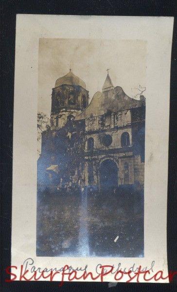 Mainila Philippines Paranaque Cathedral Church WWI ERA Real Photo ...