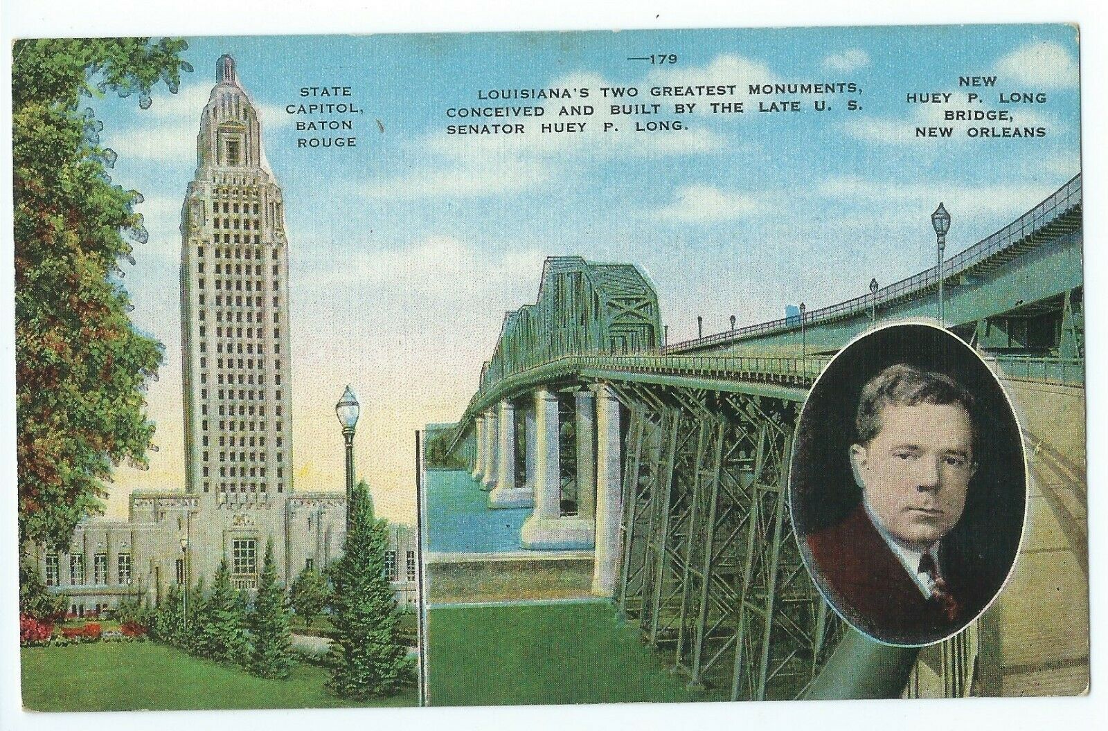 Baton Rouge Greatest Monuments Huey P Long Bridge & State Capital ...