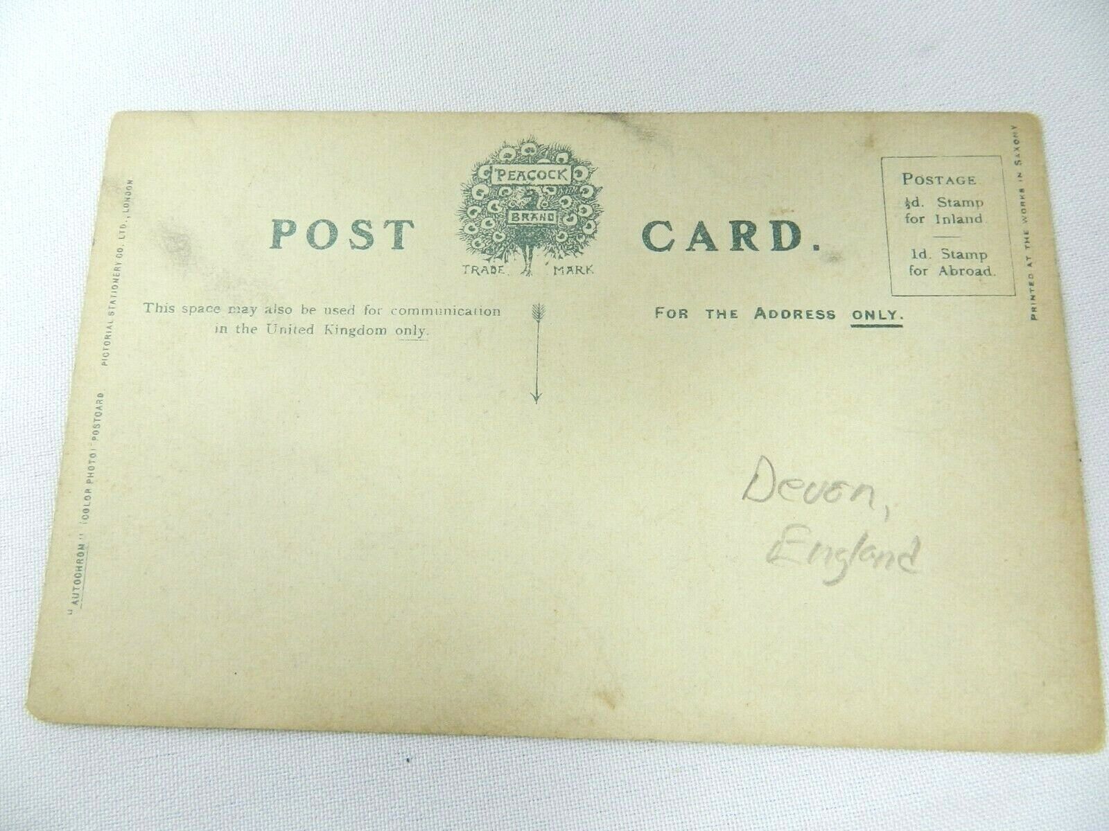 Vintage Postcard llfracombe High Street II Devon England Color Street ...