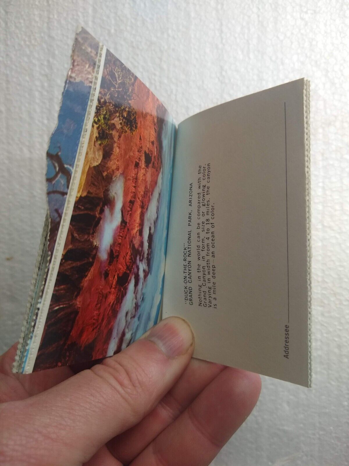 Postcard Folder Desert View Watchtower, Grand Canyon National Park ...