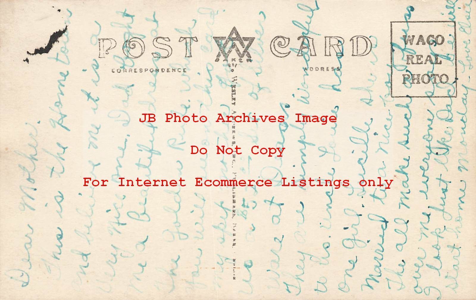 MT, Forsyth, Montana, RPPC, Street Scene, Business Area, Wesley Andrews ...