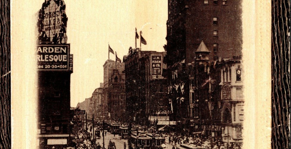 Buffalo, New York Main St., J.H. Adam & Co. Garden Burlesque Hotel ...