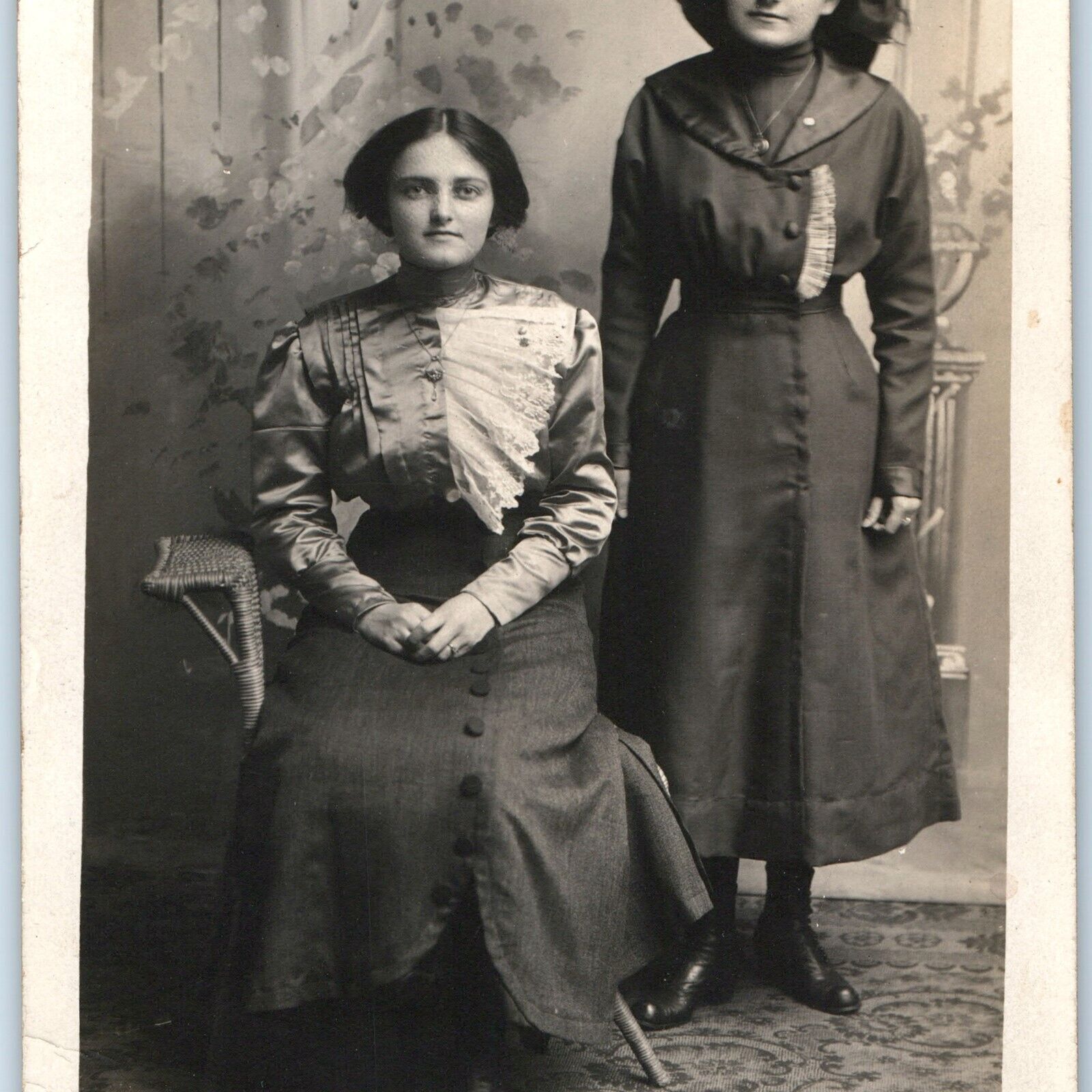 ID'd 1912 Cute Young Ladies Women Girls RPPC Real Photo Hazel Gladys ...