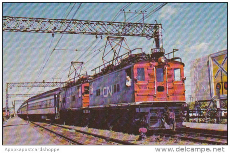 Canadian National Railway General Electric Built Box Cab Electric ...