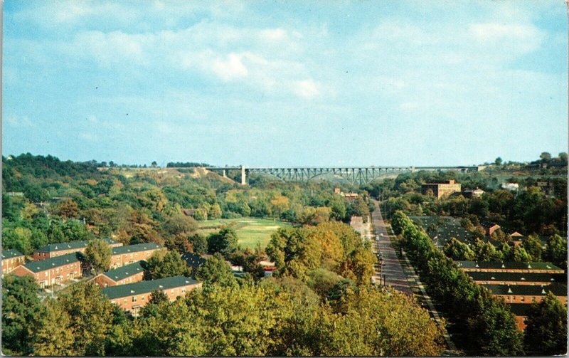 Akron Ohio Expressway Bridge Elizabeth Park Homes Metropolitan Housing ...
