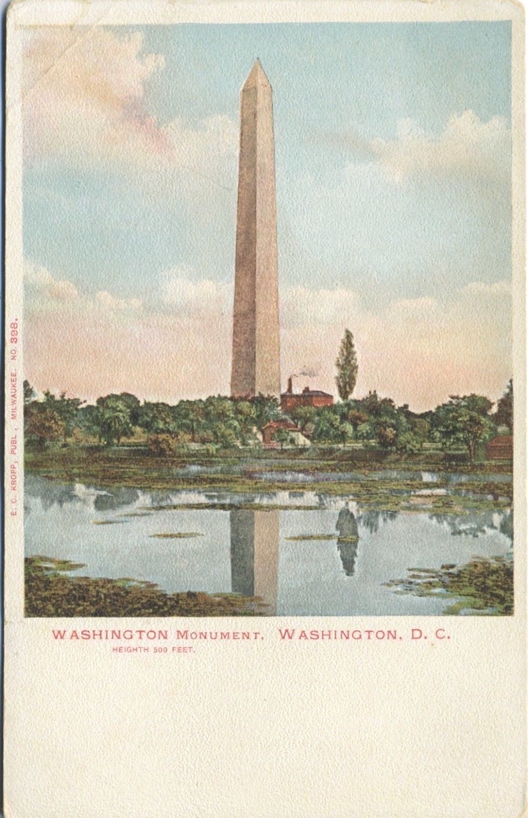 Washington Monument ~ Washington DC Vintage Postcard | United States ...