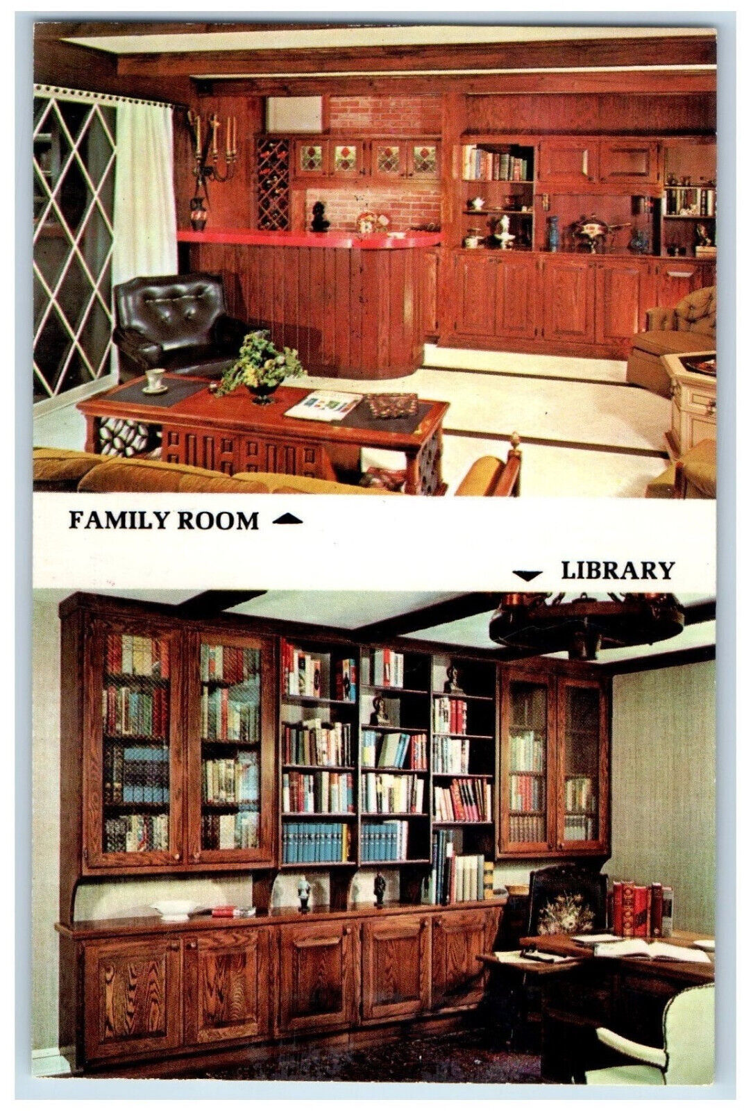 c1960's Family Room Library Bob Baker's Kitchens Ithaca New York NY ...