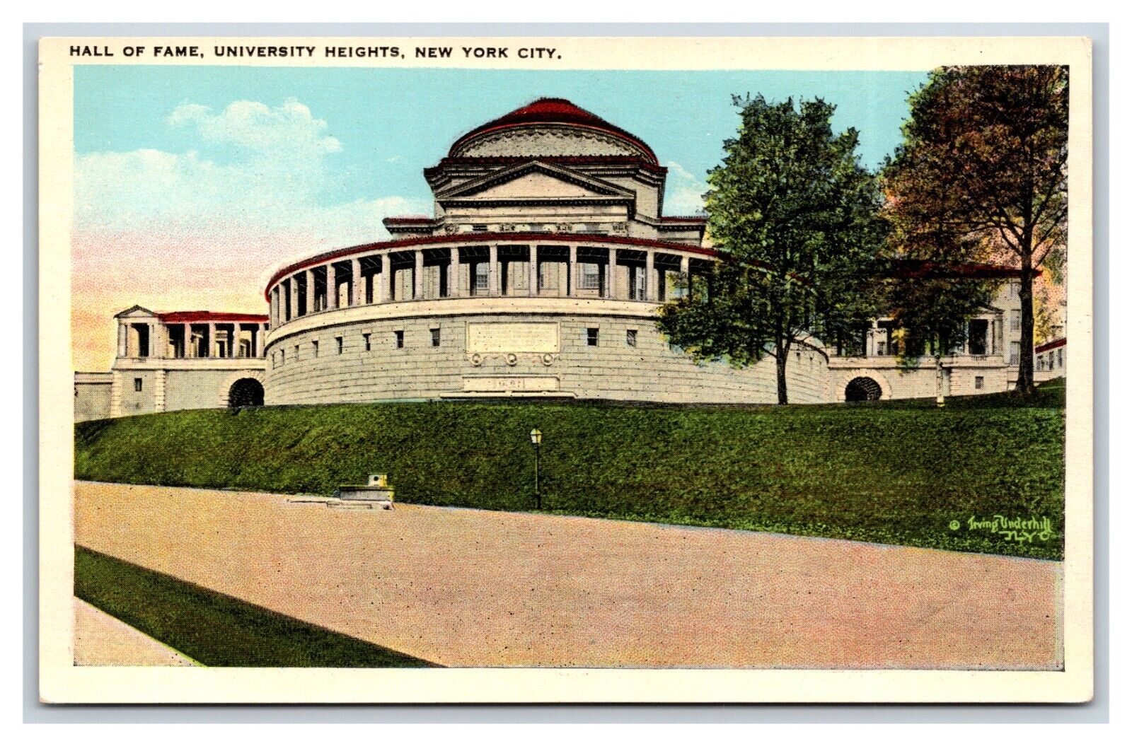 Hall Of Fame Building University Heights New York City NY UNP WB ...